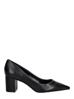 Hugo Pointed-toe Block Heel Pumps - Black
