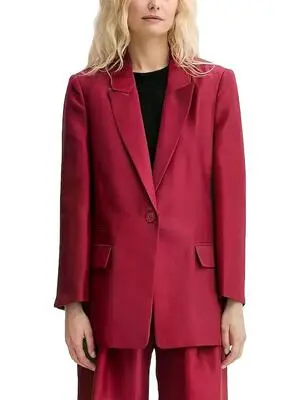 Munthe Single-breasted Blazer - Red