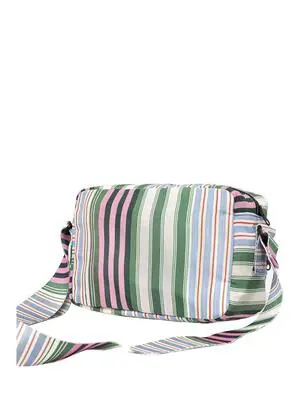 Stine Goya Striped Crossbody Bag - Green