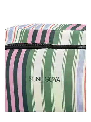 Stine Goya Striped Crossbody Bag White