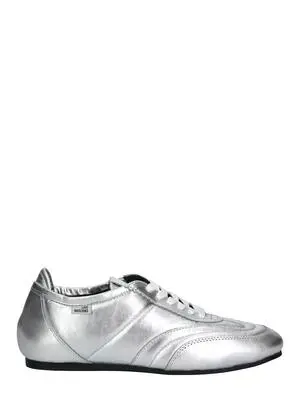 Moschino Lace-up Sneakers - Silver