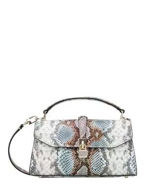 Guess Snakeskin-effect Tote Bag - Grey