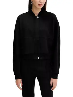 Hugo Paneled Bomber Jacket - Black