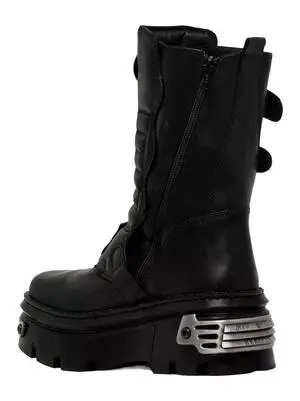 NEW ROCK 60mm M-391x-s1 Platform Boots - Black