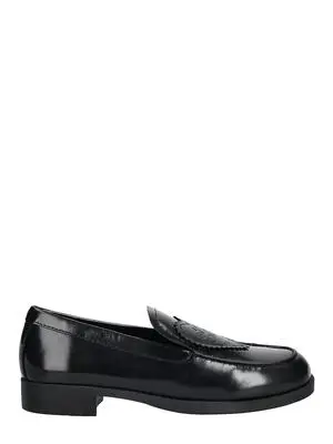 Moschino Heart Logo Loafers - Black