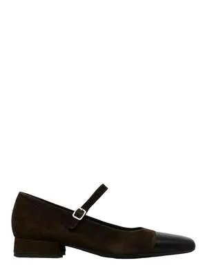 VAGABOND SHOEMAKERS Debbi Buckle-strap Square-toe Pumps - Brown