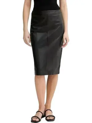 MARC O'POLO Leather Pencil Skirt