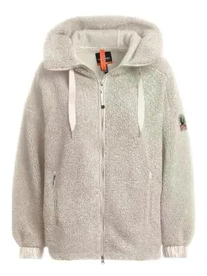 PARAJUMPERS Hooded Fleece Jacket - Neutrals