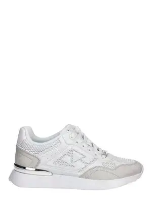 Guess Mesh Panelled Platform Sneakers - White