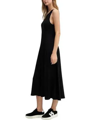 DKNY Keyhole Ribbed Dress