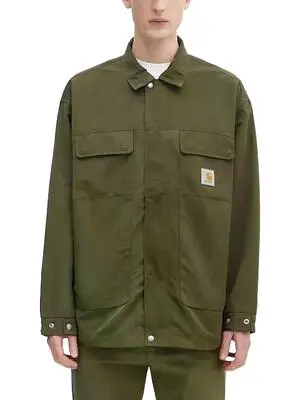 Carhartt Work In Progress Logo Jacket Green