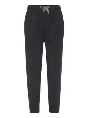 Brunello Cucinelli Knit Joggers - Charcoal