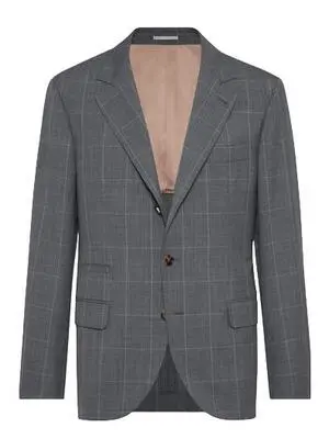 Brunello Cucinelli Virgin Wool Blazer - Grey