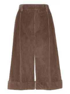 Brunello Cucinelli Corduroy Bermuda Shorts - Brown