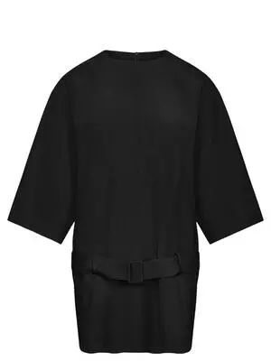 MAISON MARGIELA Belted Mini Dress - Black