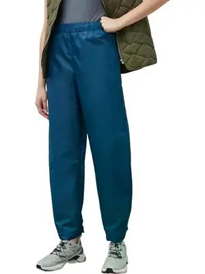 LOVECHILD Elasticated-waistband Cuffed Straight Trousers - Blue