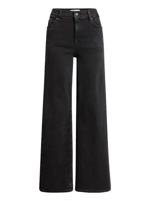 FRAME Le Slim Palazzo High-Waist Wide-Leg Jeans Etch
