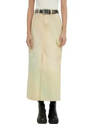 G-star Raw Cargo Pocket Denim Maxi Skirt - Neutrals