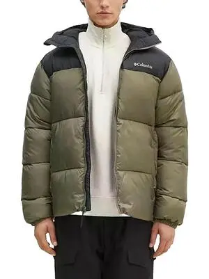 Columbia Hooded Puffer Jacket - Green