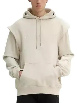 HELIOT EMIL Cotton Hoodie - White
