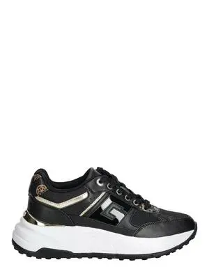 Guess Logo Platform Sneakers - Black