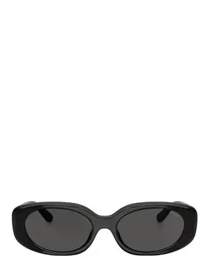 COACH Oval-Frame Sunglasses Black