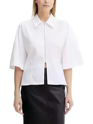 WON HUNDRED Zip-front Shirt - White
