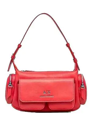 Armani Exchange Utility Shoulder Bag - Red