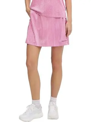 PEAK PERFORMANCE Pinstriped Mini Skirt - Pink