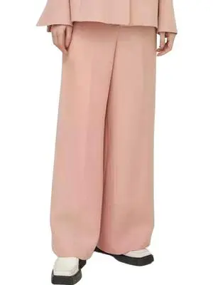 LOVECHILD Welt-pocket Wool Trousers - Pink