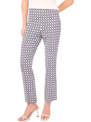 Ted Baker London Printed Straight Leg Pants - Vanilla Ice