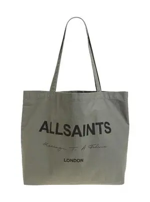 ALLSAINTS Cotton Canvas Tote Gastor Green