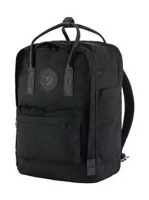 Fjallraven Leather-handles Backpack - Black