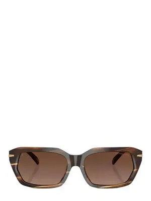 Michael Kors Geometric Frame Sunglasses - Brown