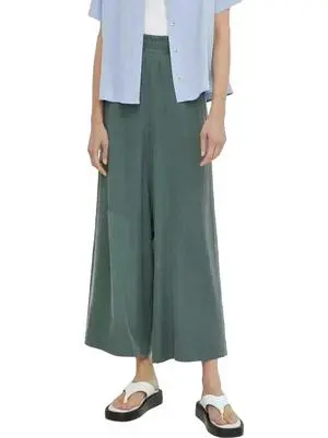 DRYKORN Elastic-waist Wide-leg Trousers - Green