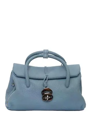 ZANELLATO Roll-top Twist-lock Shoulder Bag - Blue