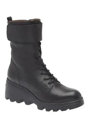 WONDERS Leather Combat Boots