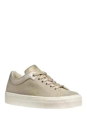 Geox Metallic-panel Platform Sneakers - Neutrals