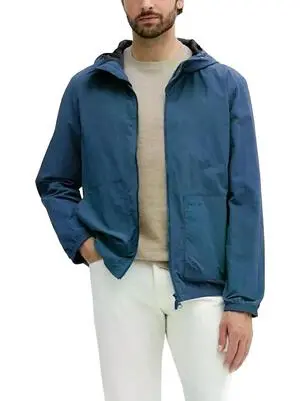 Barbour Hooded Jacket - Blue