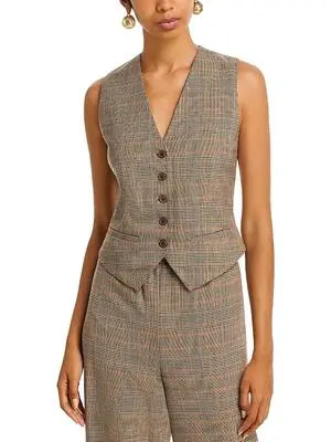 Steve Madden Barrett Vest - Brown
