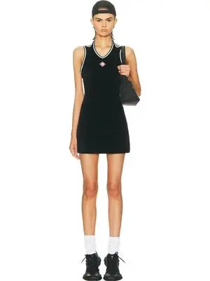 Casablanca Tennis Dress - Black