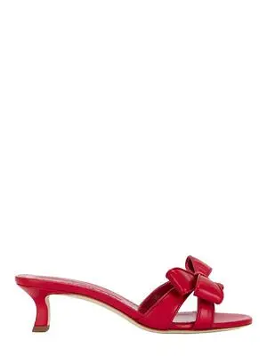 Manolo Blahnik Cafredda 50 Mule - Bright Red