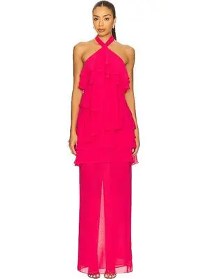 LOVERS AND FRIENDS Zuri Gown - Raspberry Pink
