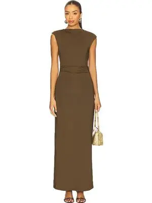 SNDYS Gabby Maxi Dress - Moss