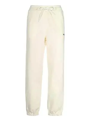 MSGM Logo Print Track Pants - Neutrals