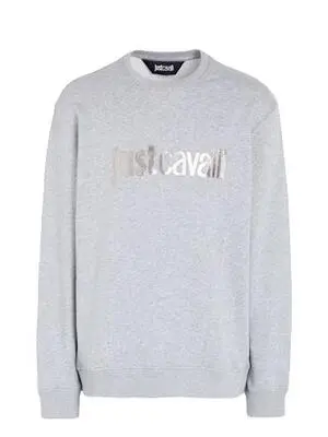 Just Cavalli Sweatshirt In Cotton - Grey