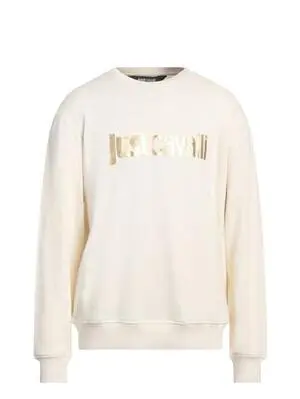 Just Cavalli Sweatshirt In Cotton - White