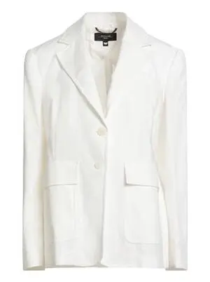 Max Mara Single-breasted Blazer - White