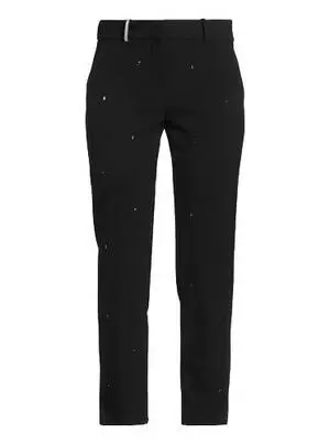 Peserico Slim-fit Appliquéd Trousers - Black