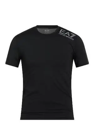 EA7 T-shirt Size Polyester, Elastane - Black